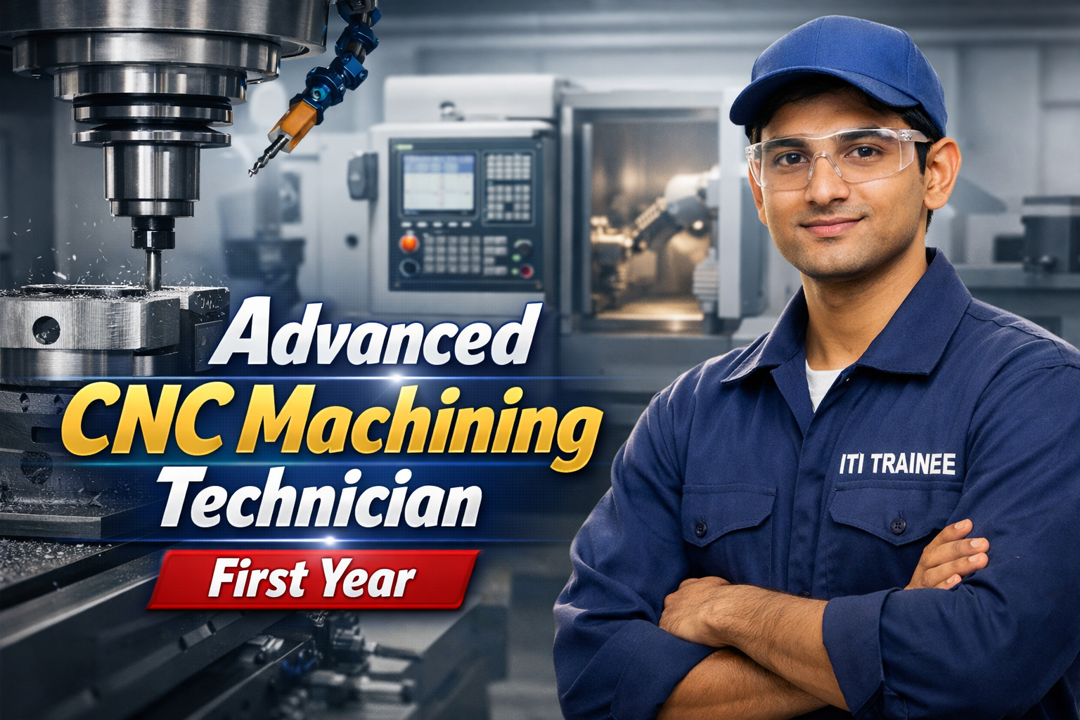 Advanced CNC Machining Technician First Year - ITI ke Gyani