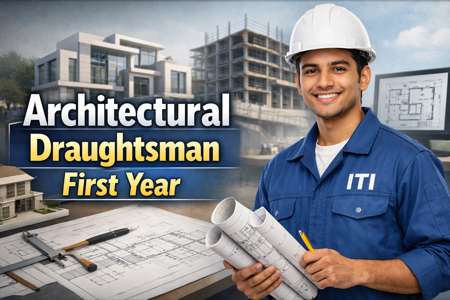 Architectural Draughtsman First Year - ITI ke Gyani